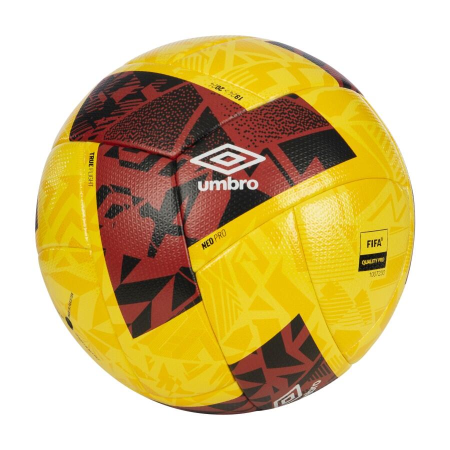 UMBRO Neo Swerve Pro TB Gul/Rød 5 Kampball - Thermo Bonded 25